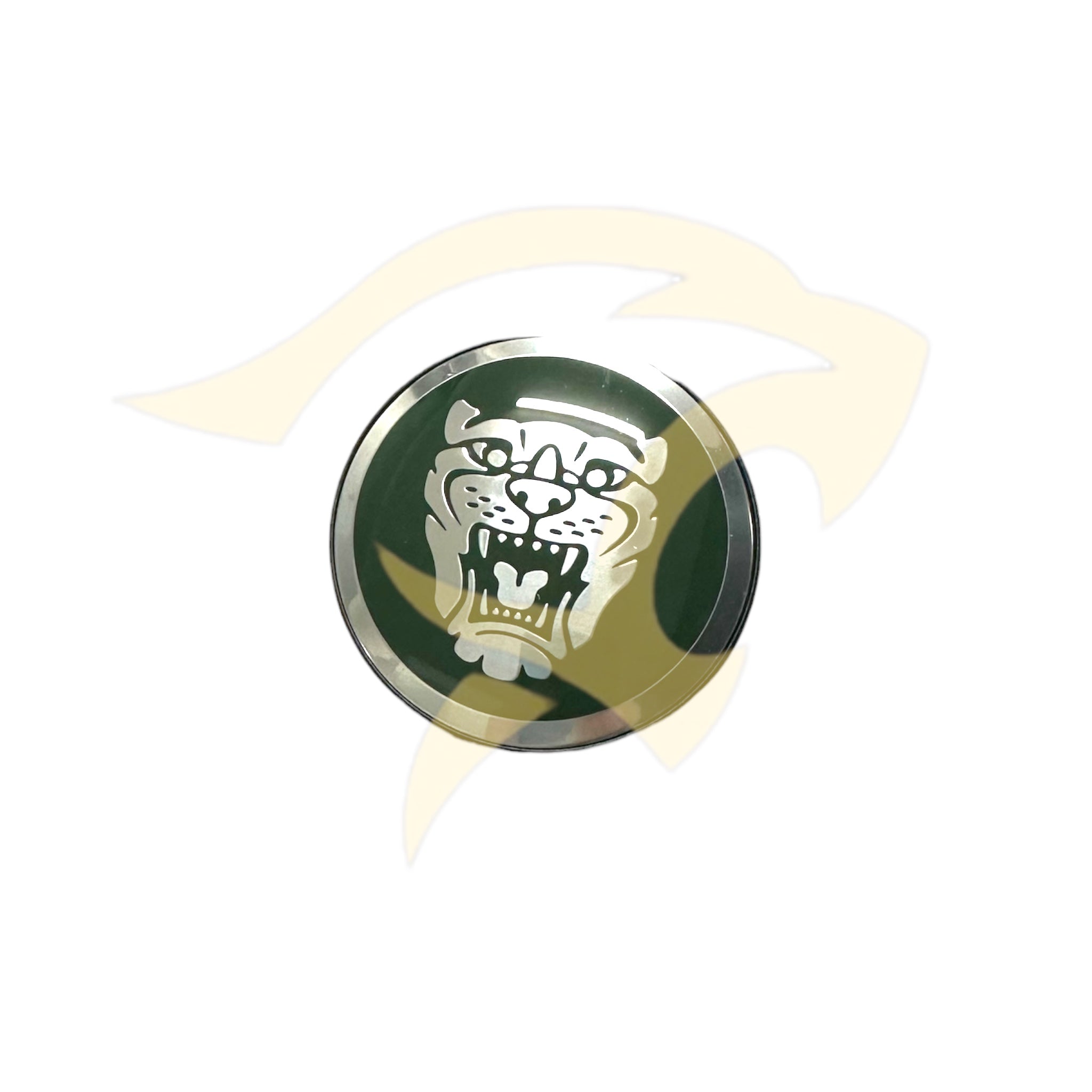 Green / Silver Growler Road Wheel Badge - C2C30080 – Cathouse Spares ...